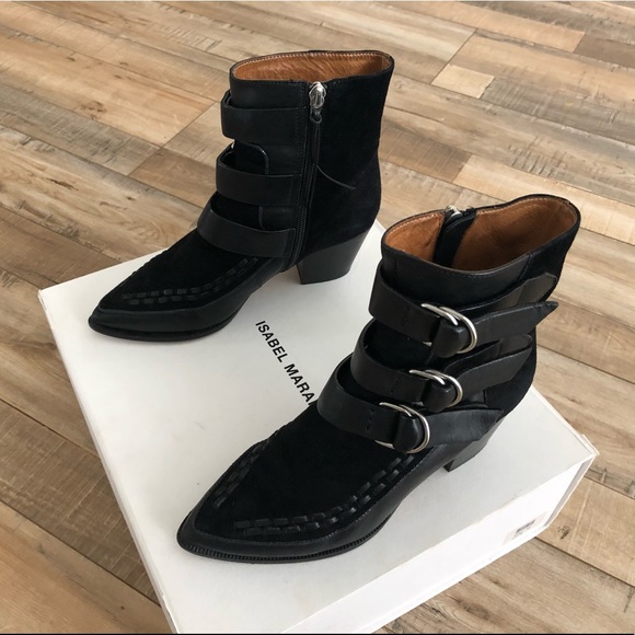 Isabel Marant | Shoes | Isabel Marant Leather And Suede Boot | Poshmark